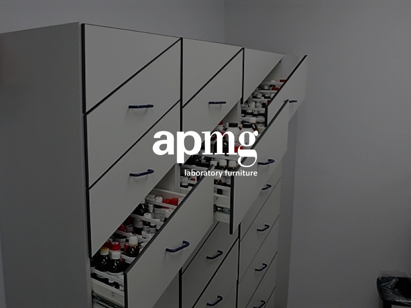 Bespoke Laboratory Storage Solves Broken Bottle Problem - APMG